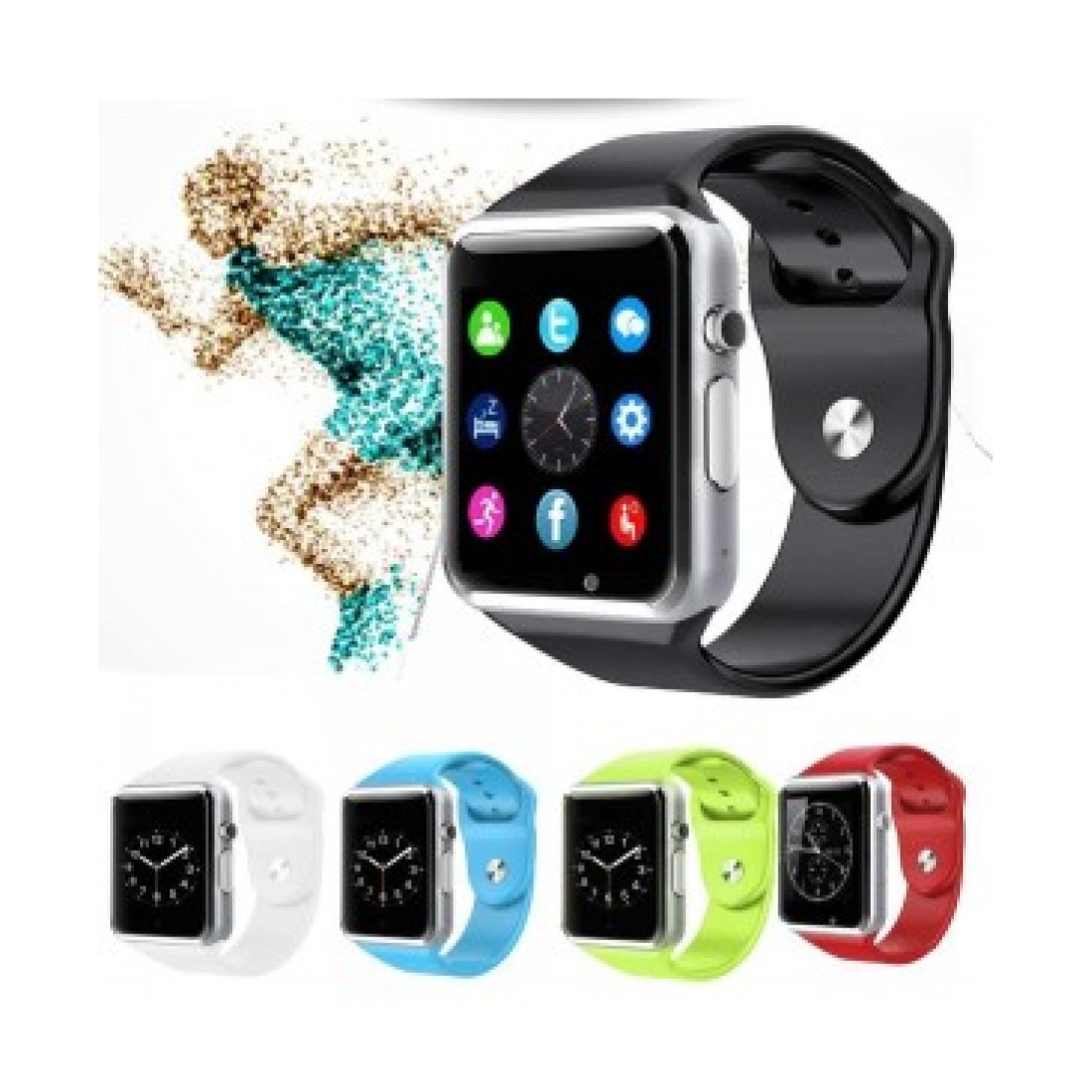 A1 Bluetooth Single Sim Card Smart Watch Price in Bangladesh - KINBO ...